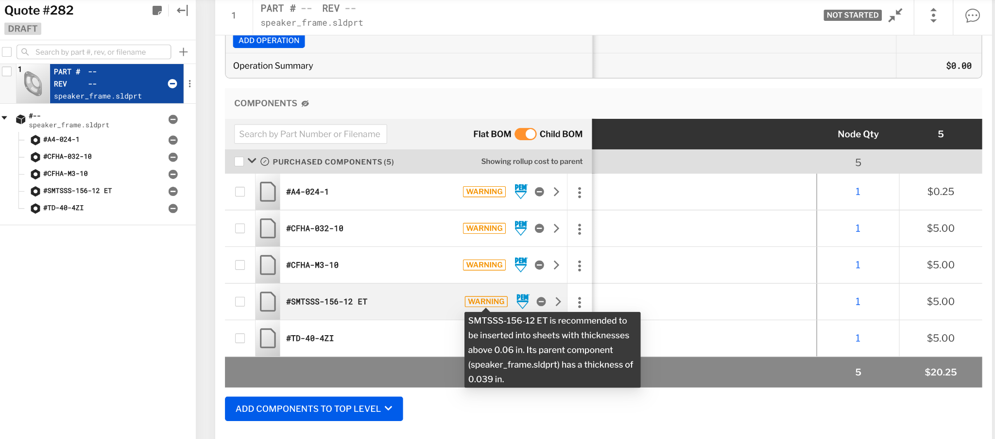 PEM Insertion Warnings, and PEM Real-time Pricing and Availability Beta ...