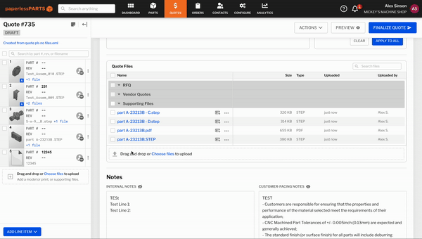 Swap primary and supporting files
