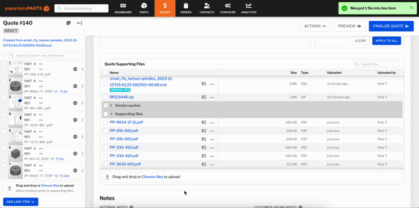 Paperless Parts Knowledge Base