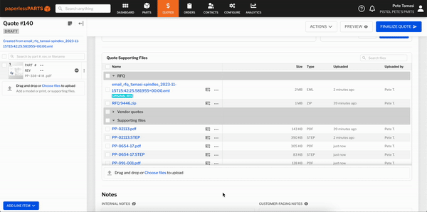 Paperless Parts Knowledge Base