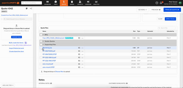 Paperless Parts Knowledge Base