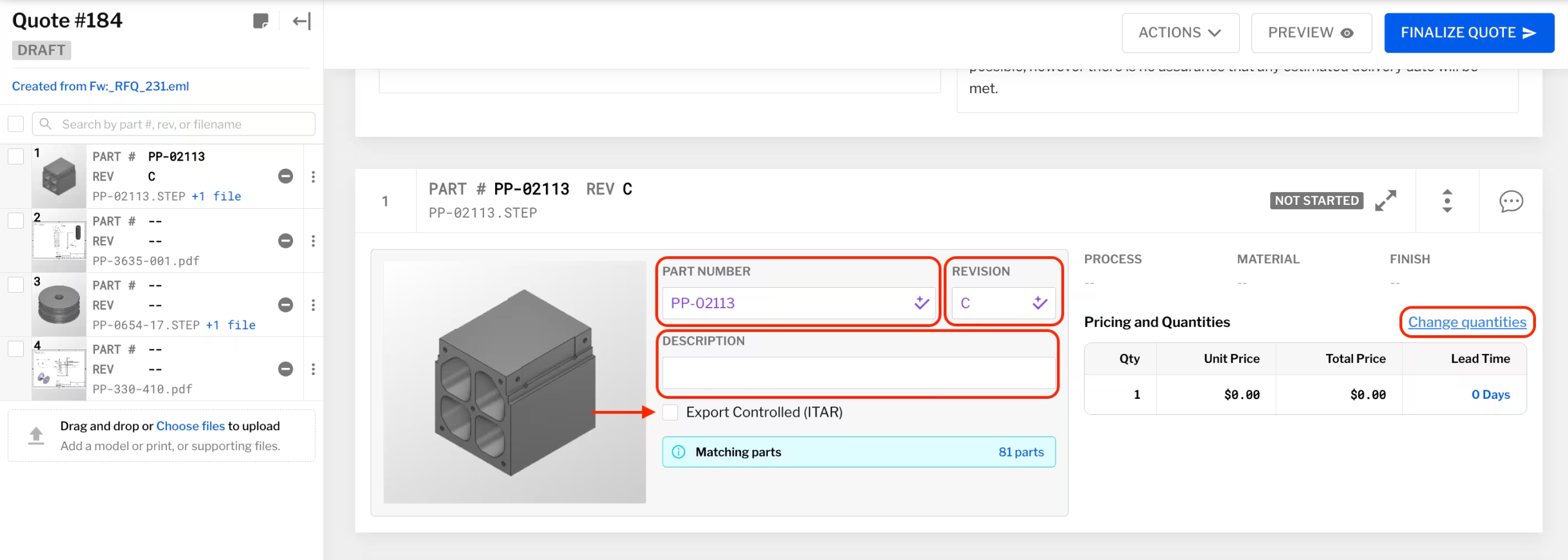 Paperless Parts Knowledge Base