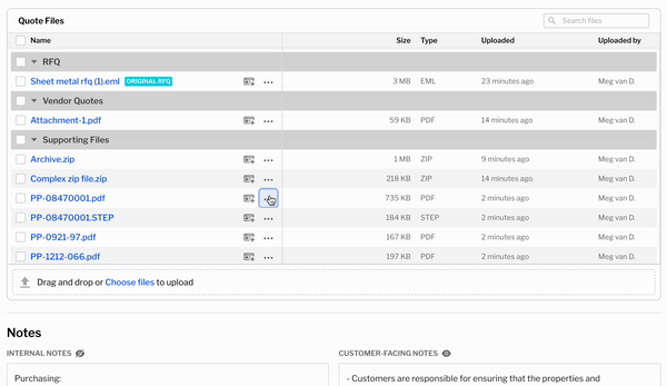 Quote Files and File Processing